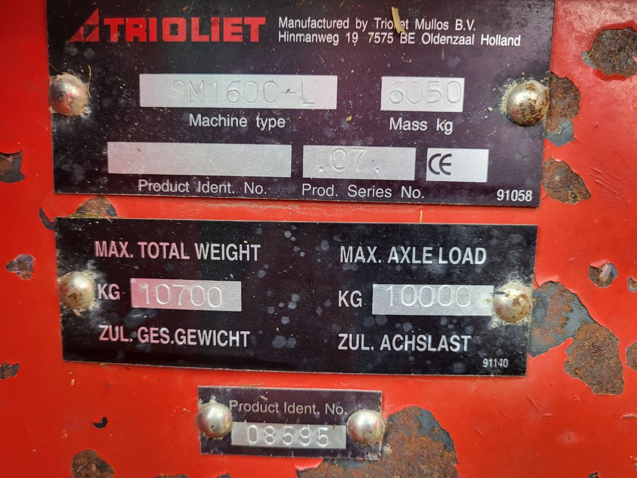 Used Trioliet SM1600-L for sale in Alberta